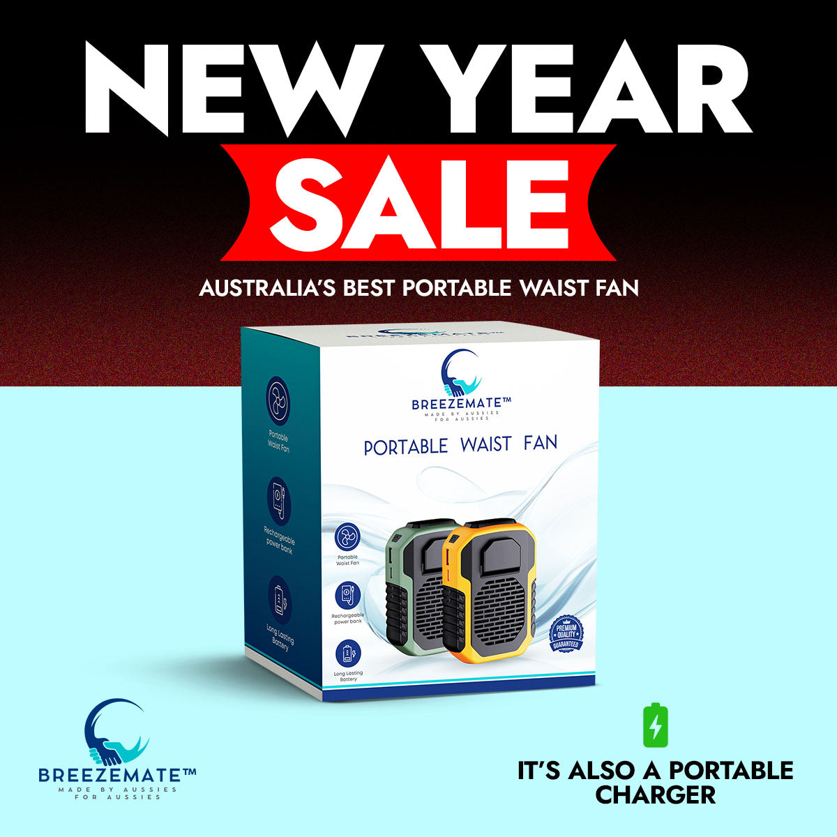 BreezeMate - Portable Waist Fan – Breezemateau